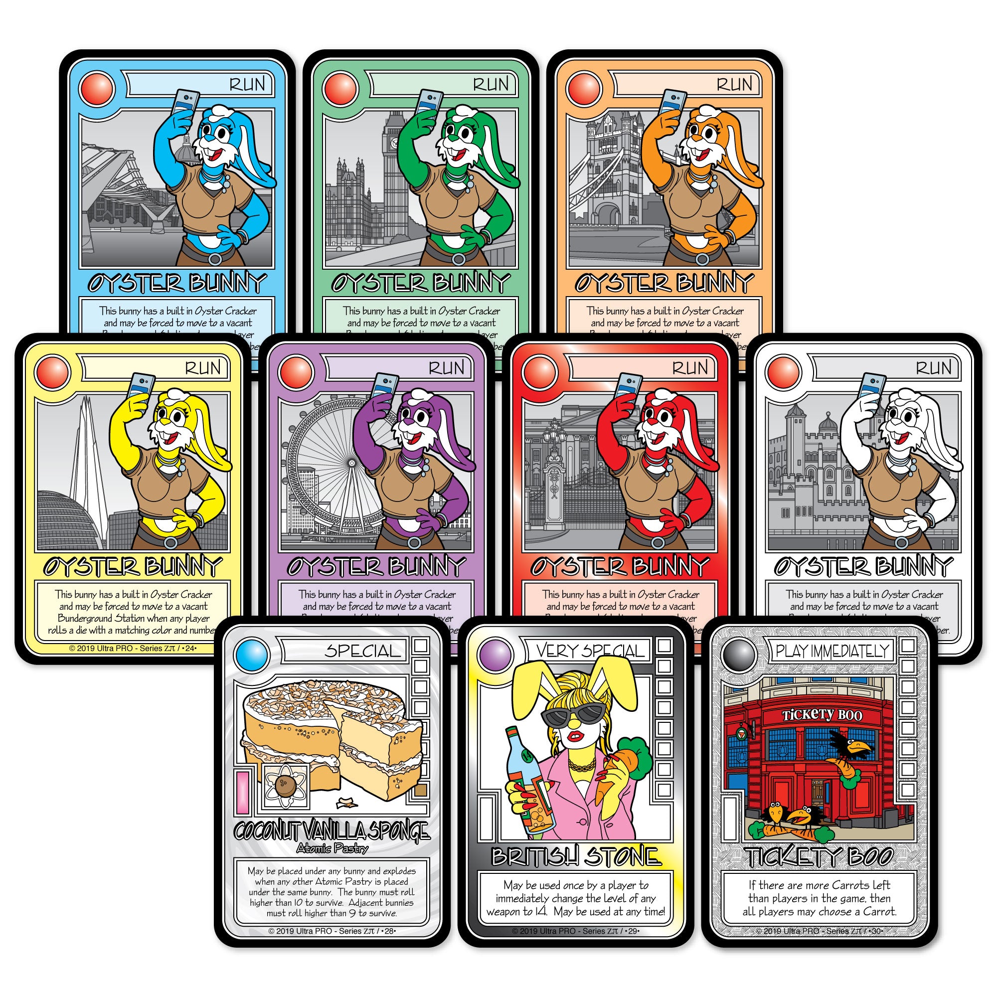 Killer Bunnies Pi Promo Cards, Series 3